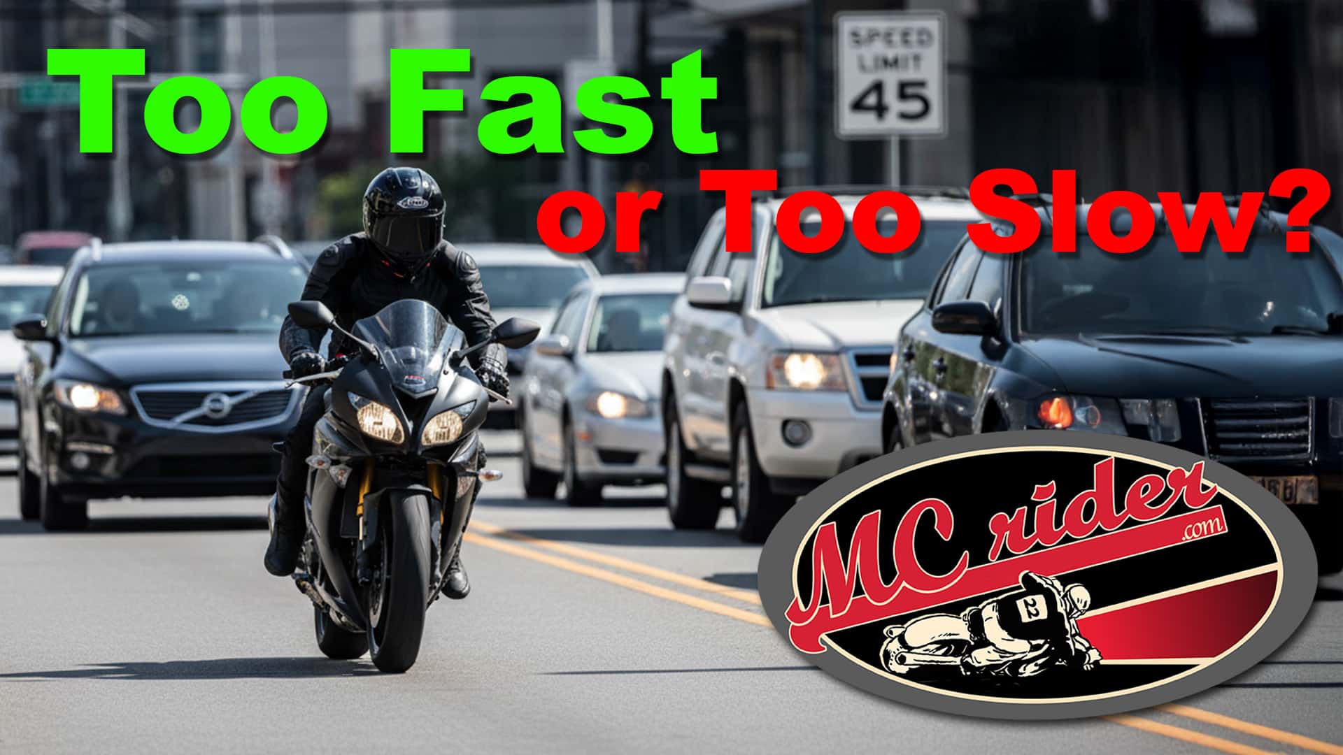 The Surprising Truth About Traffic Speed and Crashes - MCrider